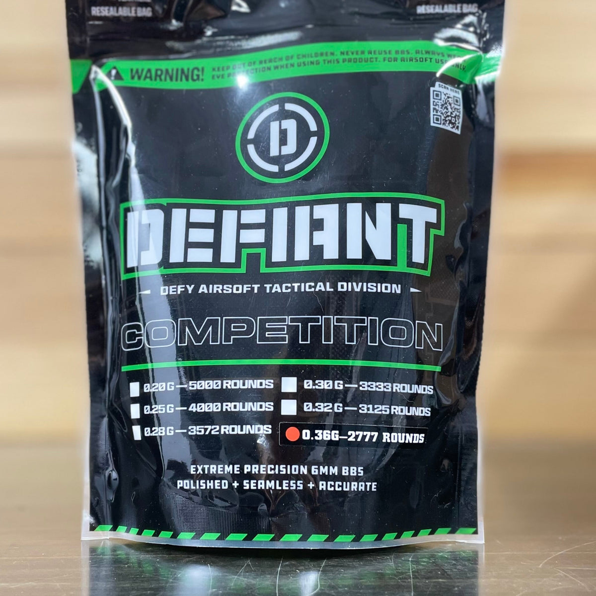 DEFY Defiant BBs Competition Grade – Black Ops Paintball